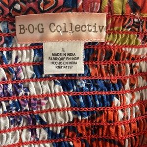 B.O.G Collective | Tops | Bog Collective Floral Print Crop Top Sz L ...